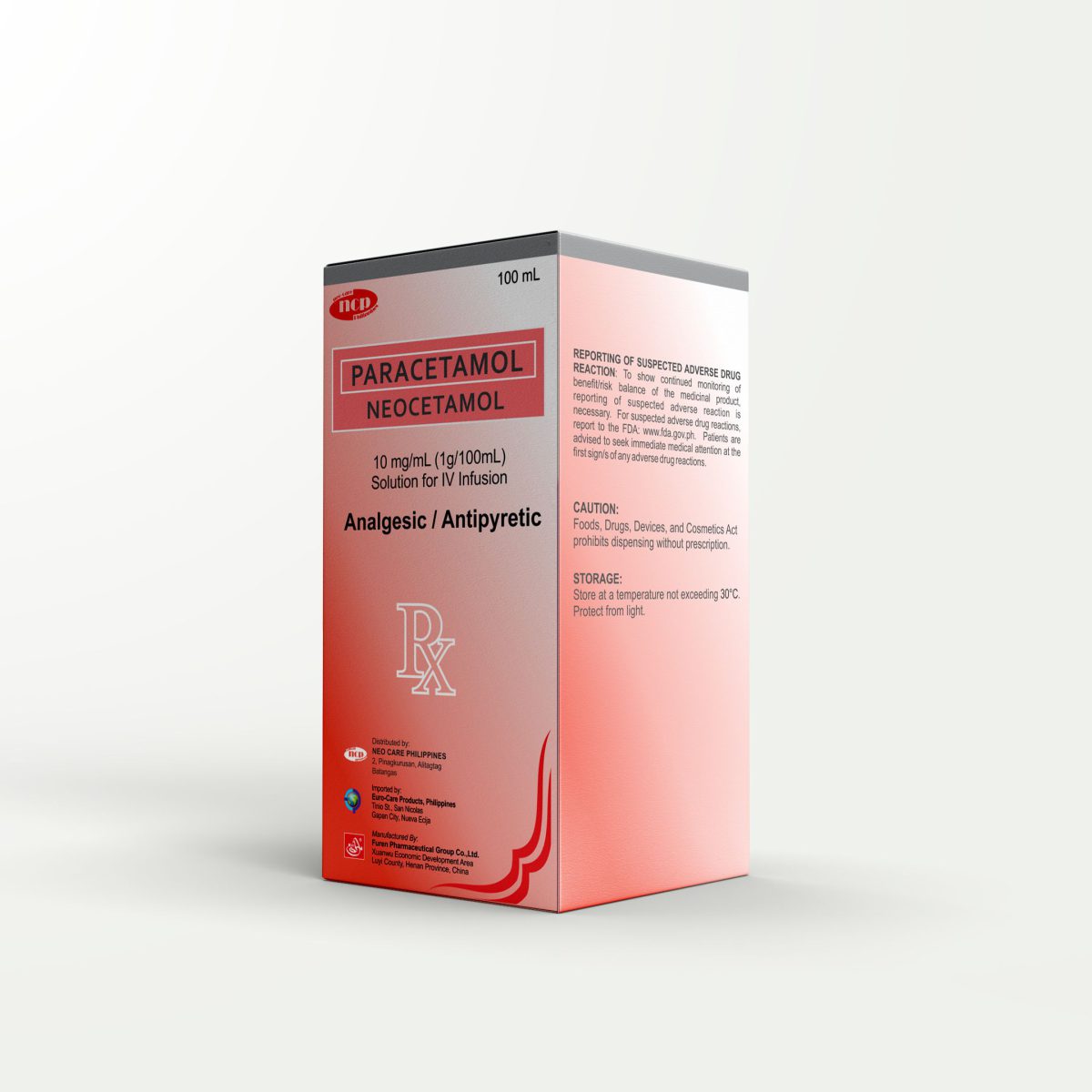 Neocetamol – Euro-Care Products, Phils.