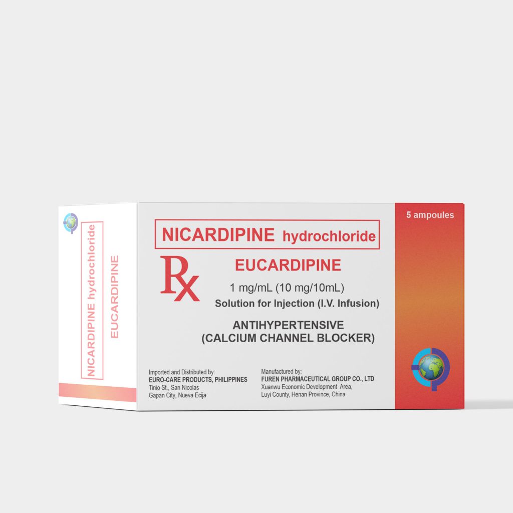 Eucardipine – Euro-Care Products, Phils.