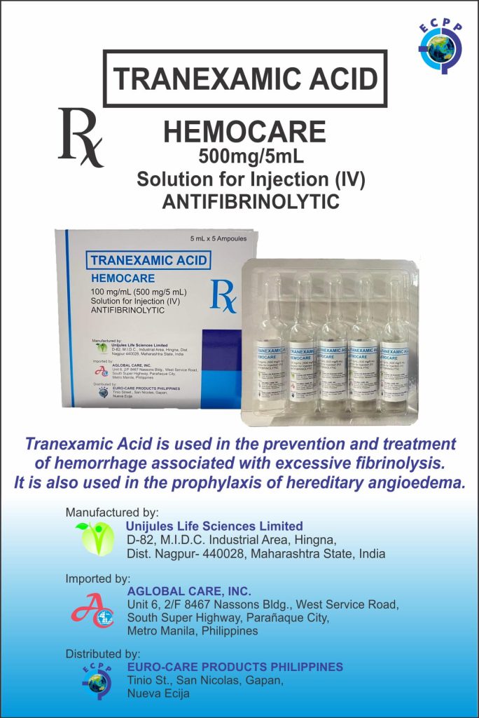 Hemocare – Euro-Care Products, Phils.