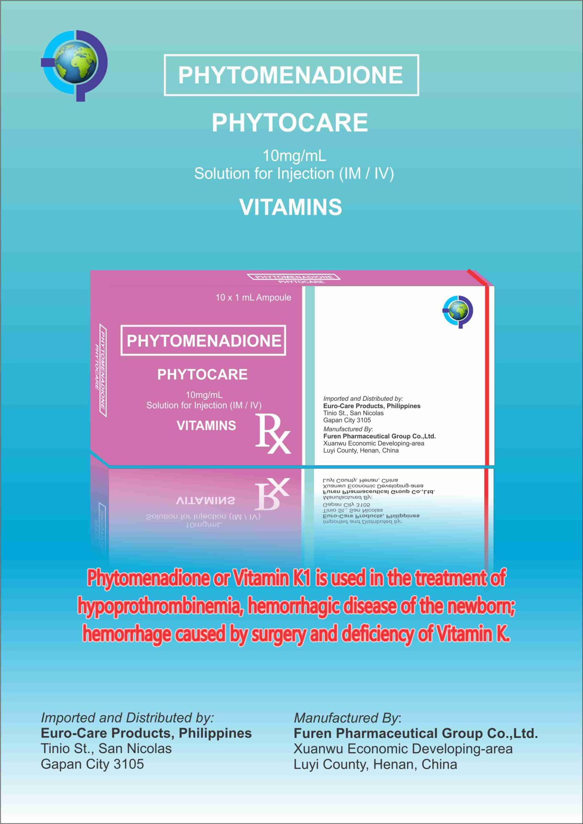 Phytocare – Euro-Care Products, Phils.