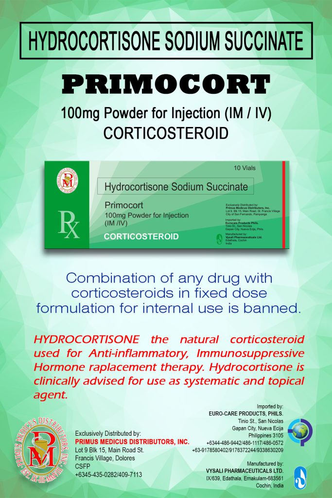 Primocort – Euro-Care Products, Phils.