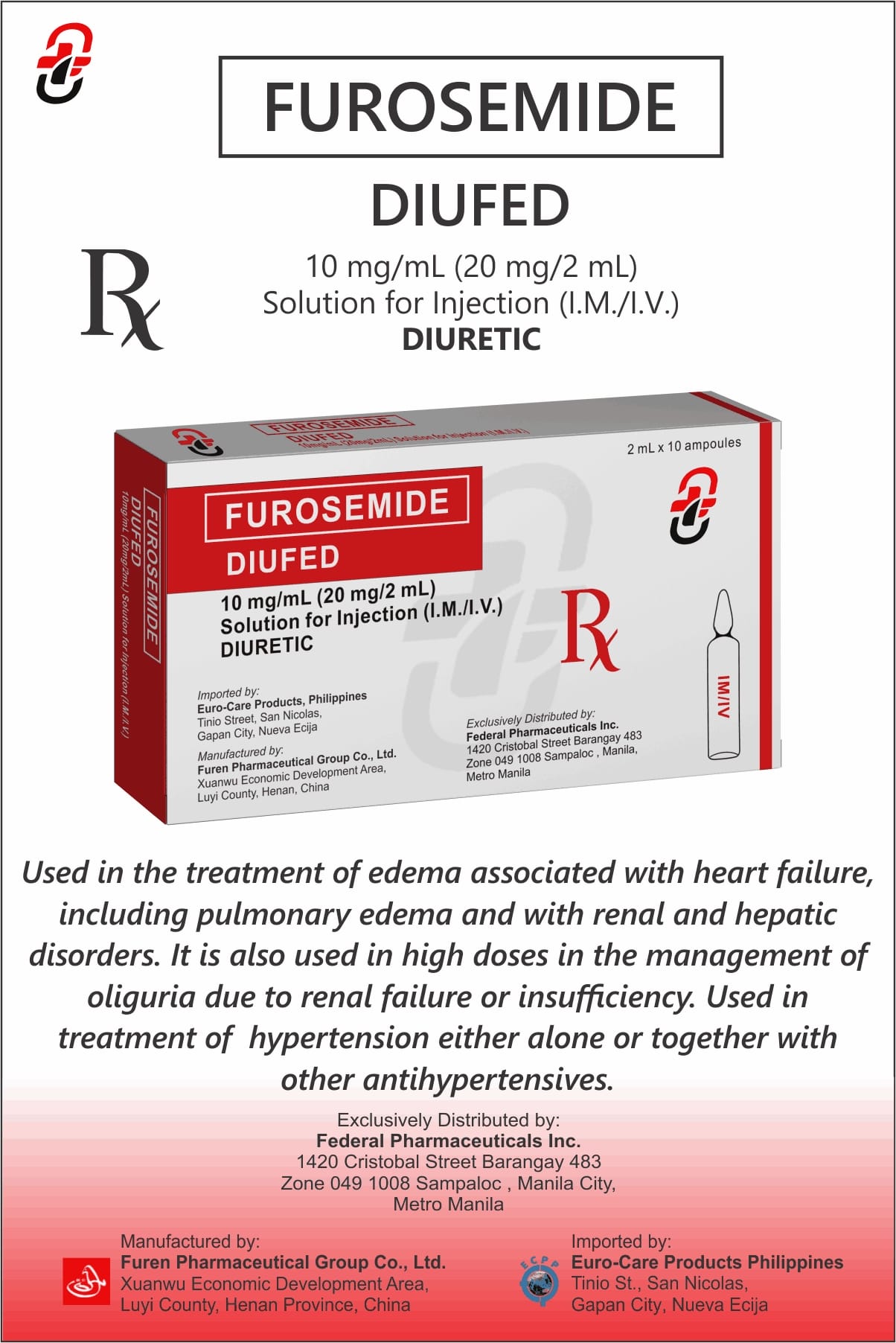 Diufed – Euro-Care Products, Phils.